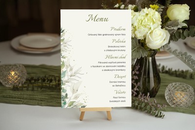 Svatební menu, které doplní váš slavnostní stůl | Copy General