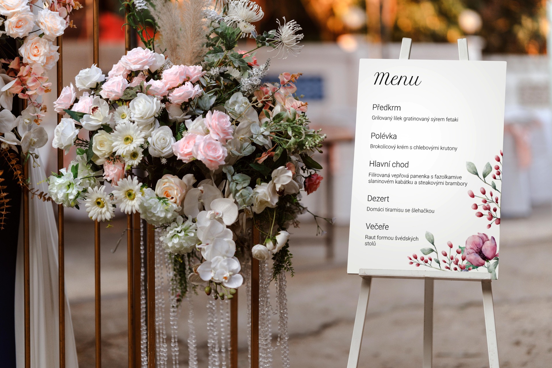 Svatební menu, které doplní váš slavnostní stůl | Copy General